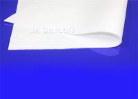 China Durable Molded Silicone Parts , White Silicone Rubber Sheet High Tear Resistant for sale