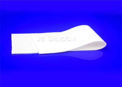 China Durable Molded Silicone Parts , White Silicone Rubber Sheet High Tear Resistant for sale