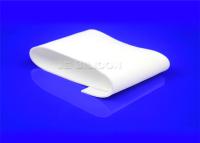 China Durable Molded Silicone Parts , White Silicone Rubber Sheet High Tear Resistant for sale
