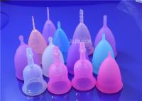 China Replaceable Medical Grade Silica Gel Lady Menstrual Cup Organic Collapsible for sale
