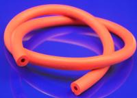 China Ultraviolet Resistance Silicone Sponge Tubing , Red Rubber Foam Insulation Tube for sale