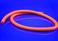 China Ultraviolet Resistance Silicone Sponge Tubing , Red Rubber Foam Insulation Tube for sale