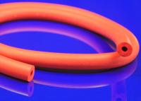 China Grey Antioxidant Heat Resistant Silicone Foam Tube Vulcanization Extrusion for sale