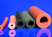 China Insulation Silicone Foam Tube Excellent Tensile Strength Cloth Marks Sheet Surface for sale