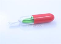 China 10g Flexible Silicone Straws , Extra Long Silicone Straws With Cleaning Brushes for sale