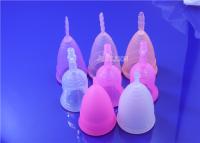 China FDA Approved Silicon Menstruation Cup , Collapsible Ladies Period Cup for sale
