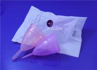 China FDA Approved Silicon Menstruation Cup , Collapsible Ladies Period Cup for sale