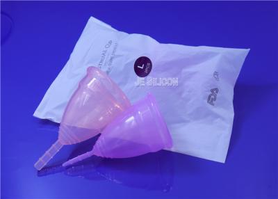 China FDA Approved Silicon Menstruation Cup , Collapsible Ladies Period Cup for sale