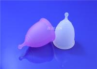 China FDA Approved Silicon Menstruation Cup , Collapsible Ladies Period Cup for sale