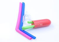 China No Oxidation Straight Food Grade Silicone Straws Easy Use Dishwasher Safe for sale