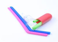 China No Oxidation Straight Food Grade Silicone Straws Easy Use Dishwasher Safe for sale