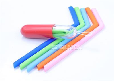 China Electrical Insulation Silicone Collapsible Straw Dishwasher Safe Long Use Time for sale