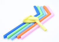 China Electrical Insulation Silicone Collapsible Straw Dishwasher Safe Long Use Time for sale