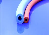 China Durable Flexible Silicone Sponge Tube Extrusion Pipe Hoses Shore 10A-40A Hardness for sale