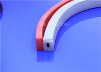 China Heat / Fuel Resistant Silicone Sponge Rubber Strips High Pressure Flexible Extrusion for sale