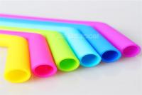 China Collapsible Customized Silicone Bendy Straw Reusable Food Safety With Case for sale