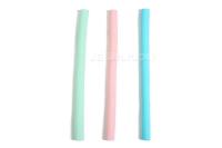 China Food Grade Silicone Smoothie Straws , Kids Bendable Silicone Straws Lightweight for sale