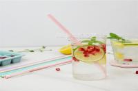 China Collapsible Drinking Food Grade Silicone Straws Non - Stick Easy To Clean for sale