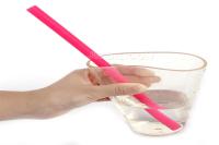 China Customized Logo Food Grade Silicone Straws Soft Texture In Bar Accessories for sale