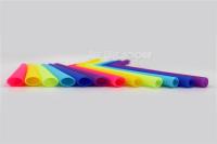 China Smoothie Reusable Silicone Drinking Straws Environmentally Friendly FDA Approval for sale