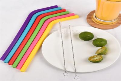 China Non - Toxic Reusable Food Grade Silicone Straw Bar Accessories 100% Bpa Free for sale