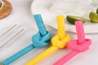 China Non - Toxic Reusable Food Grade Silicone Straw Bar Accessories 100% Bpa Free for sale