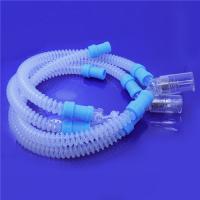 China Medical Breathing Machine Corrugated Tube Silicone Connector High Transparency for sale