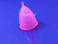 China Custom Color Feminie Hygiene Reusable Silicone Menstrual Cup for sale