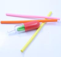 China Reusable BPA Free Straight Silicone Drinking Straws for sale