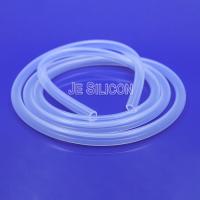 China Antisepsis Flexible 30A Extruded Silicone Rubber Tubing for sale