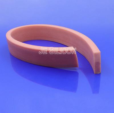 China 80A Anti UV Extruded Silicone Sponge Rubber Strips for sale