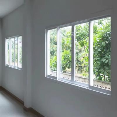 China Commercial Soundproof Aluminum Sliding Window with 1.4mm-2.0mm Profile Thickness and Anodized Waterproof Finish for sale