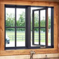 China New Design Aluminum Alloy Casement Window with Sound Insulation and Out Swing Egress Feature for sale