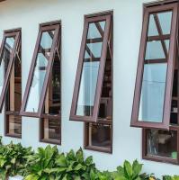 China High Security Aluminum Tilt And Turn Window With Customized Size And Tempered Glass for sale