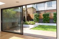 China Customized Size Aluminum Sliding Door with 10 Years Warranty Energy Saving and Safety Features for sale