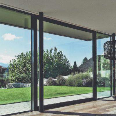 China Heavy Duty Aluminum Sliding Door with Custom Color Options and Energy Efficient Insulated Tempered Glass for sale