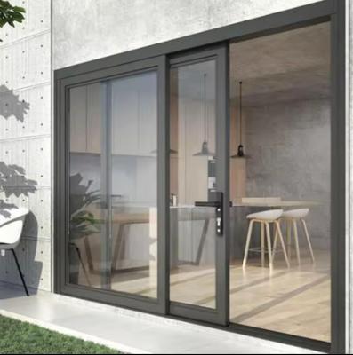China Noise Reduction Aluminum Sliding Door with Environmental Protection and Durable Structural Design for sale