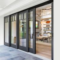 China Energy Saving Safety Environmental Protection Aluminum Sliding Glass Door with Heavy Duty Profile for sale