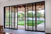 China Commercial Aluminum Sliding Door with Laminated Glass and Fluorocarbon Spraying for Anodized Finishes for sale