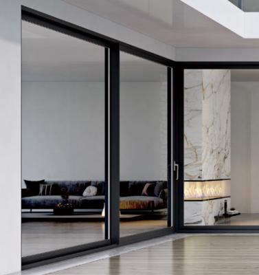 China Customized Dimension Double Glazed Energy Saving Aluminum Sliding Door with Durable Design for sale