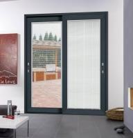 China Typhoon Resistant Aluminum Sliding Door with Insulated Safety Glass and 10 Years Warranty for sale