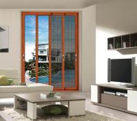 China Durable Thick Aluminum Frame Sliding Glass Door with 10 Years Warranty and Horizontal Sliding Style for sale