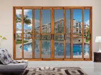 China Durable Thick Aluminum Frame Sliding Glass Door with 10 Years Warranty and Horizontal Sliding Style for sale