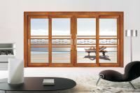 China Energy Efficient Durable Design Aluminum Sliding Door with Easy Maintenance and Double Glass for sale