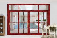 China Energy Efficient Durable Design Aluminum Sliding Door with Easy Maintenance and Double Glass for sale