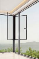 China Durable Aluminum Swing Window with 10 Years Warranty Customized Size and Multi-point Locking for sale