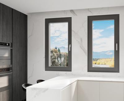 China Customized Size Aluminum Alloy Casement Window with Stainless Steel Hardware and 10 Years Warranty for sale