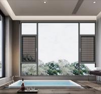 China Space Saving Large Swing Open Aluminum Swing Window with 10 Years Warranty for Maximum Air Circulation for sale