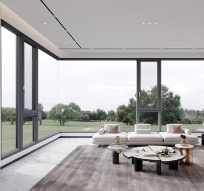 China Aluminum Swing Window with 10 Years Warranty Soundproof and Weather Resistance Inward Casement Window for sale