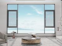 China Aluminum Swing Window with 10 Years Warranty Soundproof and Weather Resistance Inward Casement Window for sale